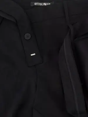 Ottolinger Asymmetric Waist Zip-up Trousers
