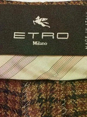 Etro Houndstooth Pattern Trousers