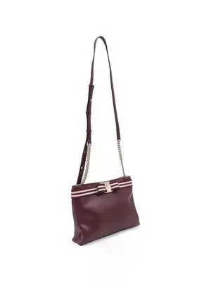 FERRAGAMO Vara Bow Shoulder Bag - Red