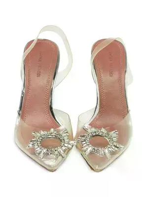 Amina Muaddi Begum Slingback Heeled Pumps