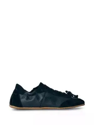 ABRA Bow-detail Panelled Sneakers - Black