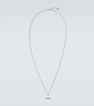 TOM FORD T Sterling Pendant Necklace - Silver