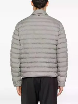 Herno Quilted Press-stud Jacket - Grey