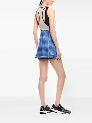 EA7 Emporio Armani Abstract Print Tennis Dress