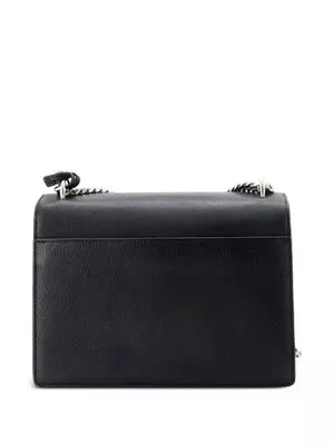 Saint Laurent Sunset Leather Medium Crossbody Bag - Black