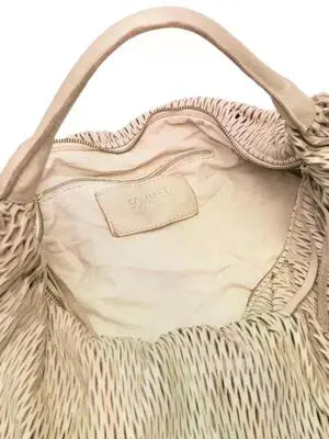 SOMMET Aura Rete Perforated Shoulder Bag - Neutrals