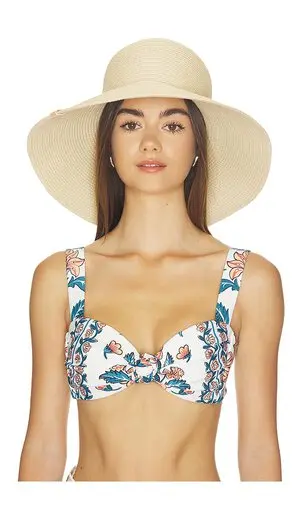 FAVORITE DAUGHTER The Straw Favorite Hat - Neutral