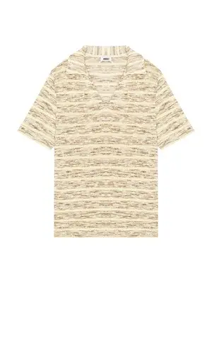 KROST Color Striped Knit Polo In . Also