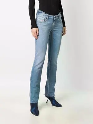 DIESEL® Straight-leg Low-rise Jeans