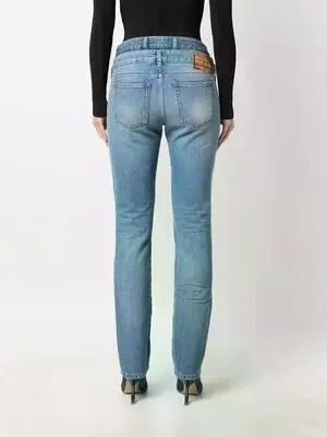 DIESEL® Straight-leg Low-rise Jeans