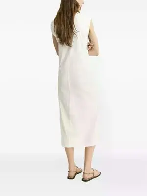 TOTEME Tie-waist Midi Dress - White
