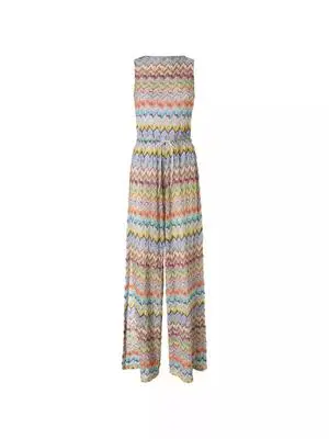 Missoni Zigzag Knit Jumpsuit - Grey