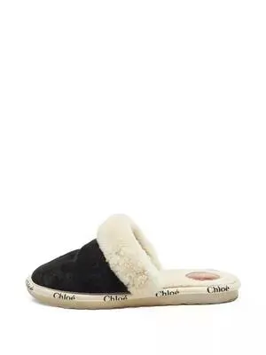 Chloé Shearling-lined Mules