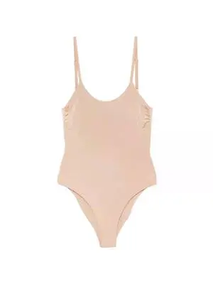 MOUTAKI Ruched Detail Swimsuit - Neutrals