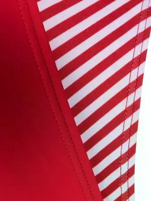 DIESEL® Stripe-trimmed Halter Swimsuit