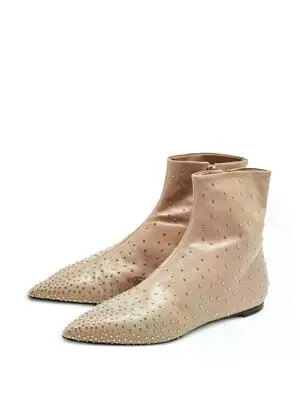 Valentino Garavani Studded Calf Leather Ankle Boots