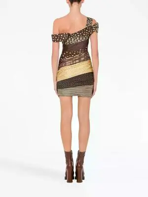 Moschino Sleeveless Patchwork Dress