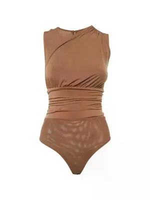 Herve Leger Ruched Bodysuit