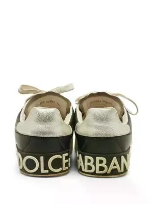 Dolce & Gabbana Portofino Low-top Sneakers - Black