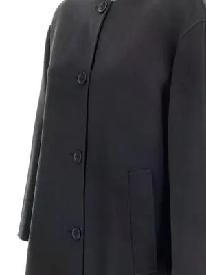 Max Mara Wool Coat With Scarf Detail
