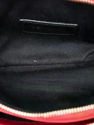 Saint Laurent Becky Quilted Lambskin Double Zip Crossbody Bag