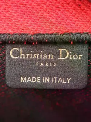 Dior Canvas Plaid Oblique Tote Bag