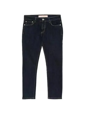YES LONDON Logo Plaque Slim-fit Jeans