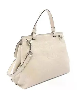 Gucci Small Calfskin Bamboo Daily Satchel - Neutrals