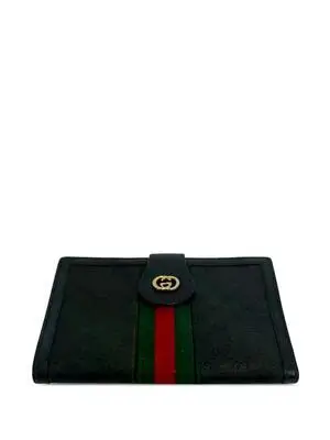 Gucci 20th Century Micro Gg Supreme Web Bifold Wallet Small Wallets
