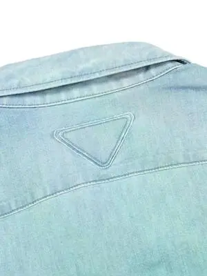 Prada Long-sleeve Denim Shirt