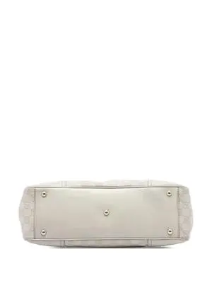 Gucci Embossed Web Detail Tote Bag