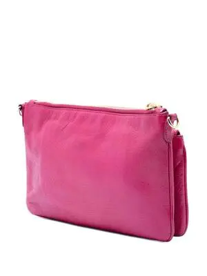 Miu Miu Madras Double Zip Crossbody Bag - Pink
