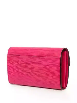LOUIS VUITTON 2017 Epi Sarah Wallet Long Wallets