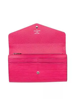 LOUIS VUITTON 2017 Epi Sarah Wallet Long Wallets