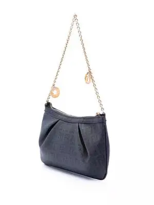 Fendi Zucchino Chain Pochette Shoulder Bag