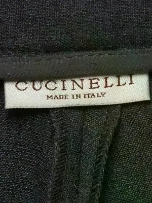 Brunello Cucinelli Monili Detail Crepe Trousers