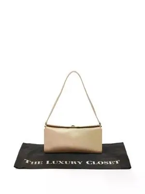 FERRAGAMO Gancini Clutch Bag - Neutrals