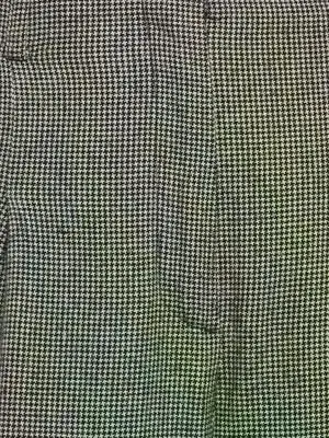 Sandro Houndstooth High-rise Wide-leg Trousers