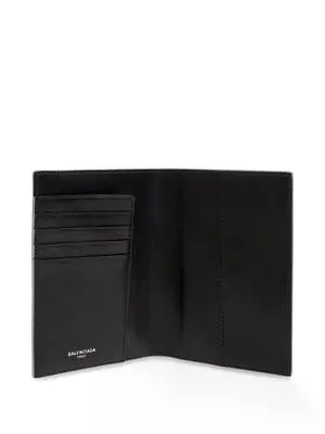Balenciaga Embellished Passport Calfskin Cardholder