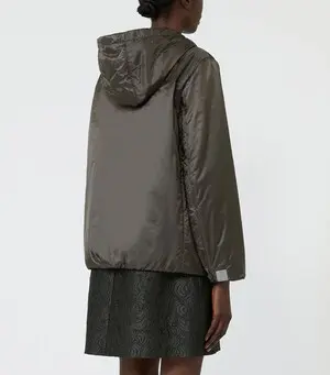 Max Mara Padded Hooded Jacket - Brown