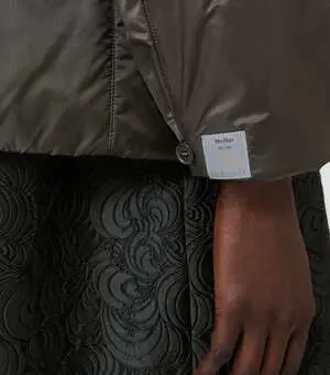 Max Mara Padded Hooded Jacket - Brown