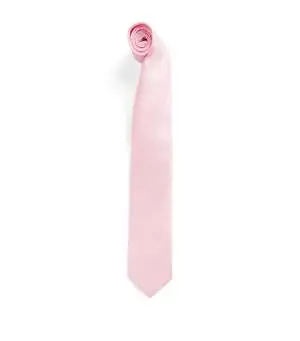 Isaia Silk Seven-fold Tie - Pink