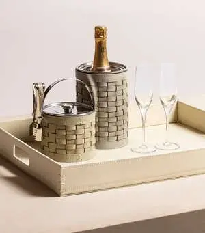 RIVIERE Leather Barcelona Tray