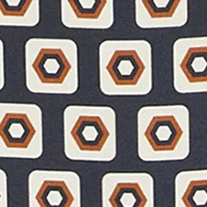 Max Mara Silk Geometric Print Sleeveless Blouse