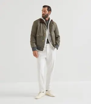 Brunello Cucinelli Virgin Wool-silk-cotton Polo Shirt