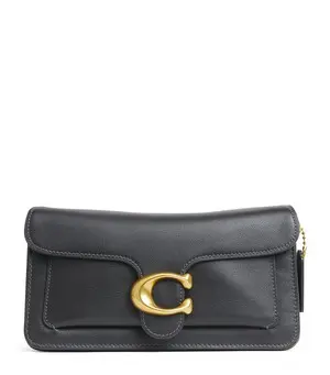 COACH Leather Tabby Shoulder Bag - Black