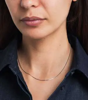 ASTRID & MIYU Sterling Essential Box Chain Necklace