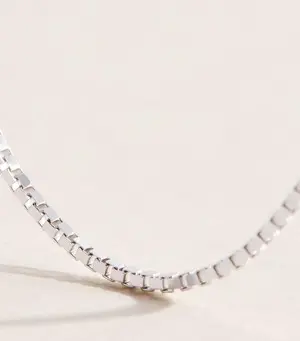 ASTRID & MIYU Sterling Essential Box Chain Necklace