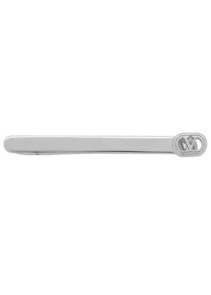 Valentino Garavani Vlogo Tie Clip - Silver