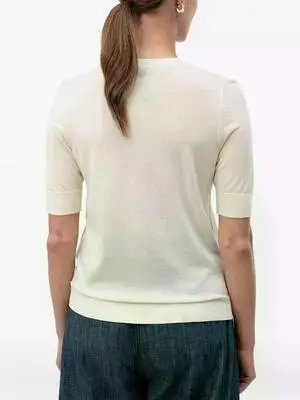BOSS Short-sleeve Crew-neck Fine Knit Sweater
